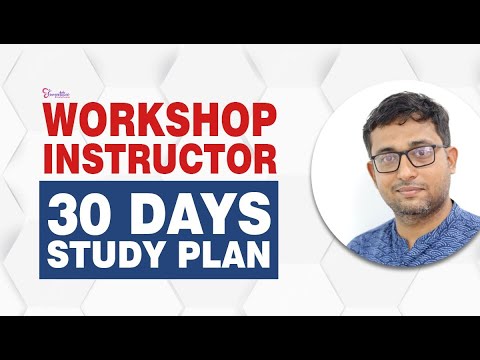 WORK SHOP INSTRUCTOR | 30 DAYS STUDY PLAN | SYLLABUS DISCUSSION ...