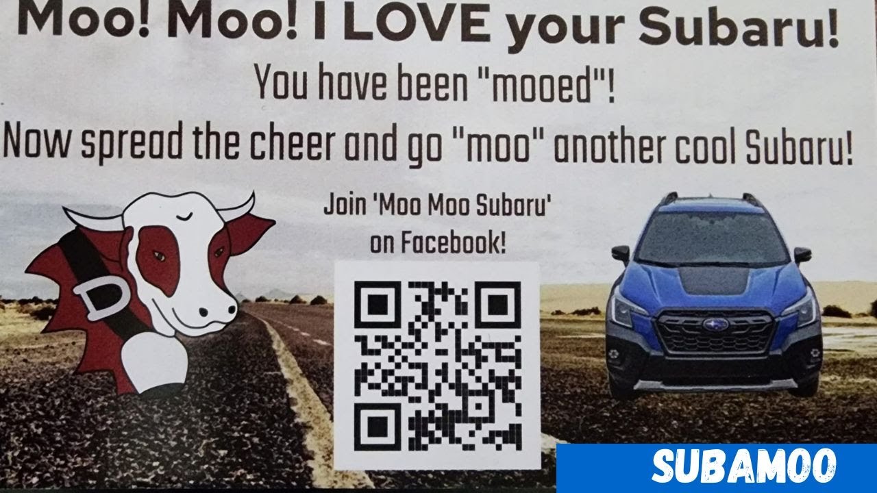 Moo Moo Subaru #shorts - YouTube