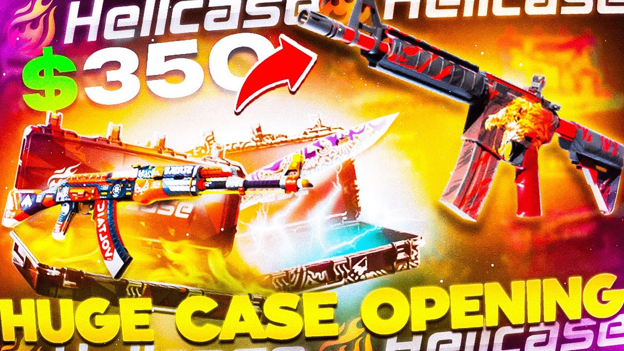 HELLCASE 350$ HUGE CASE OPENING | HELLCASE PROMO CODE 2024 | - YouTube