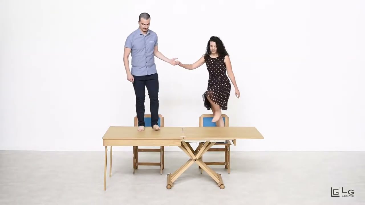 Folding Magic Table | LG LESMO - YouTube