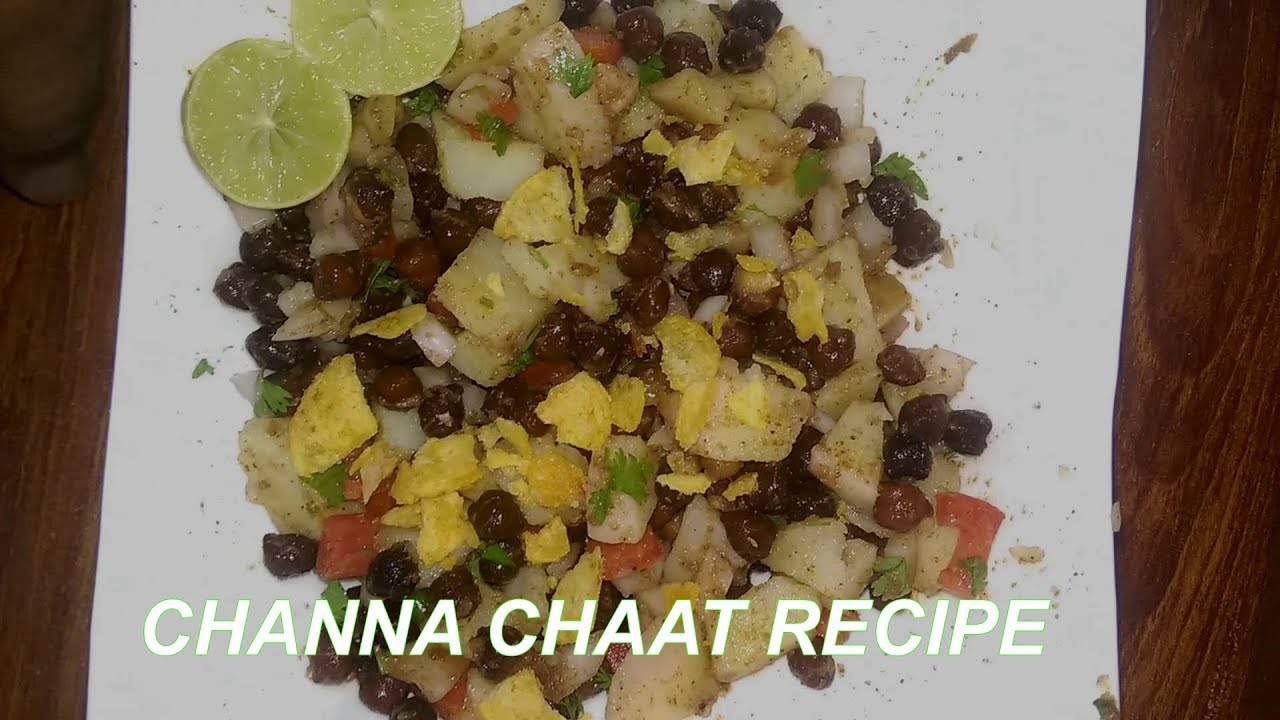 channa chat recipe/pakistani food channel - YouTube