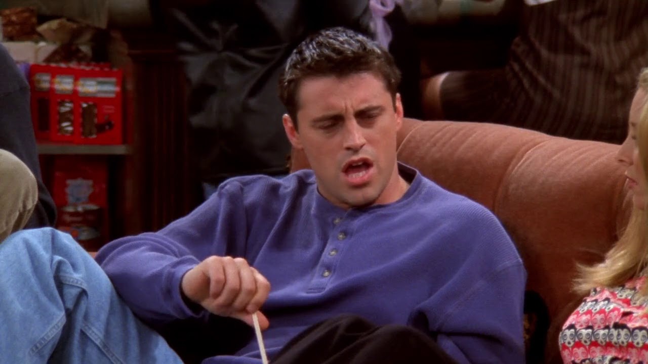 FRIENDS: When Joey knows more about V-words. - YouTube