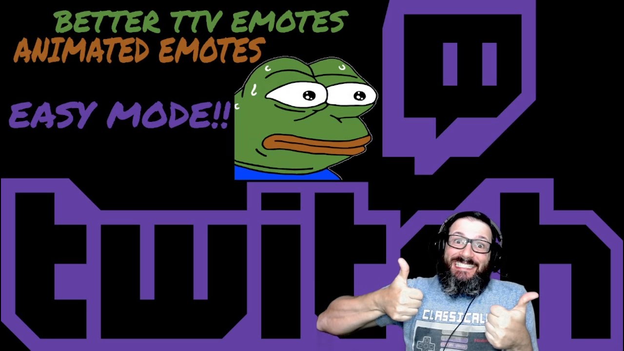 Set up Better TTV and Animated Emotes on Twitch - YouTube