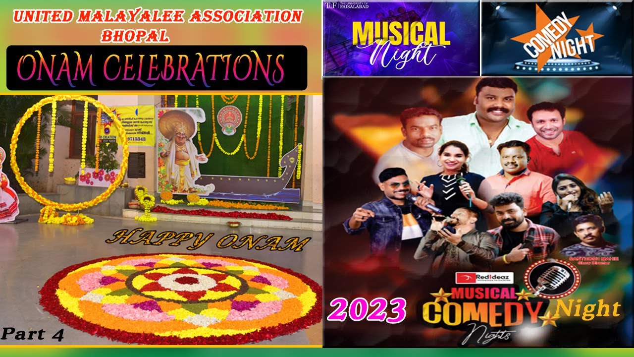 ONAM MEGA SHOW PART 4 |\ MUSICAL COMEDY NIGHT 2023 || UNITED MALAYALEE ...