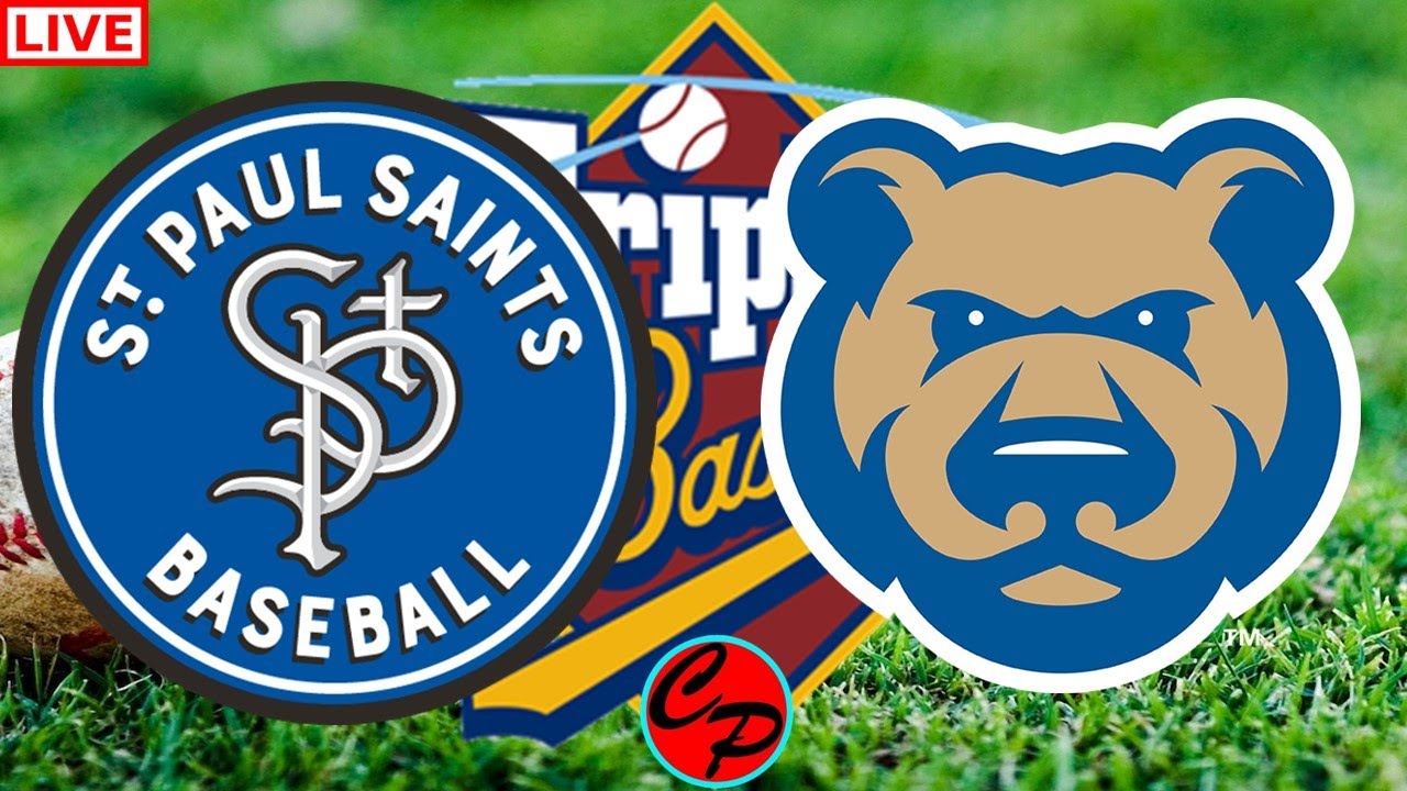 IOWA CUBS vs St. PAUL SAINTS TRIPLE A MINOR LEAGUE BASEBALL LIVE GAME ...