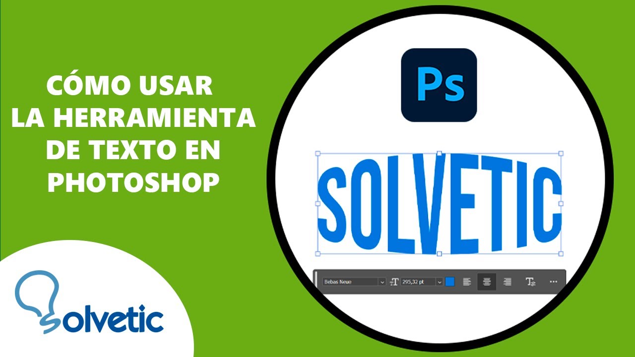 Como Usar la Herramienta de Texto en Photoshop - YouTube
