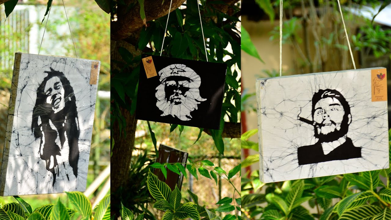 Meet Ruwini who creates captivating Batik Portraits - YouTube