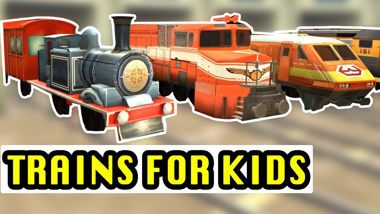 Trains for Children Kids | Kids Videos | Kids World - YouTube