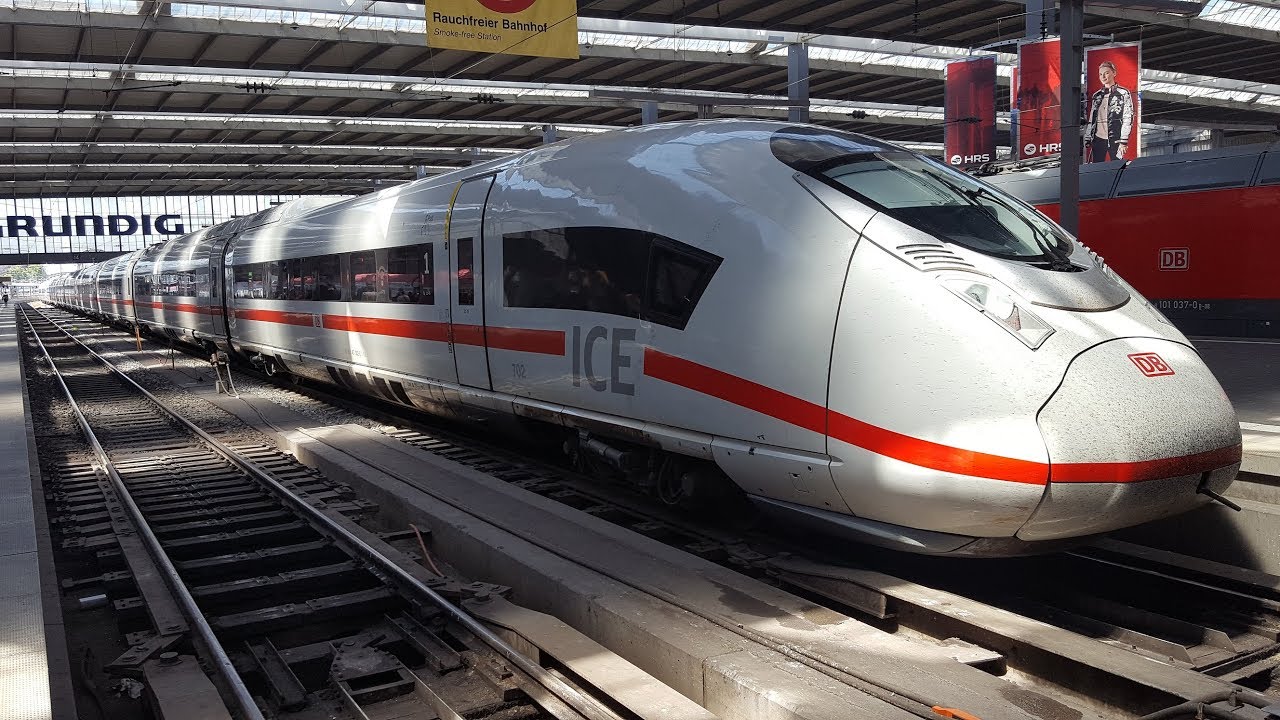 100. ICE 3 Velaro D Video: 2x ICE 3 Velaro D in München Hbf: ICE516 ...