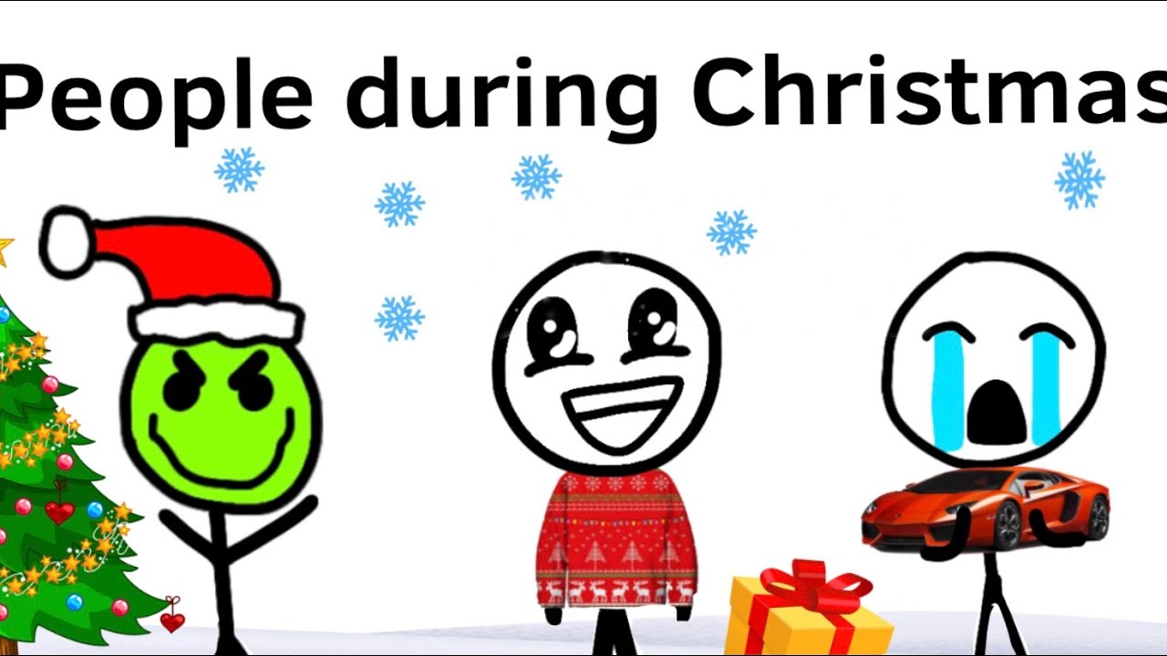 People during Christmas - YouTube