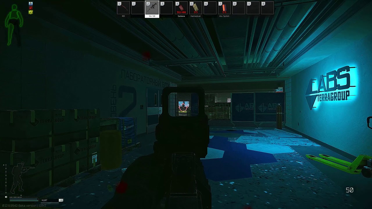 EFT player apperaed in front of me while already shooting and 0 hit ...