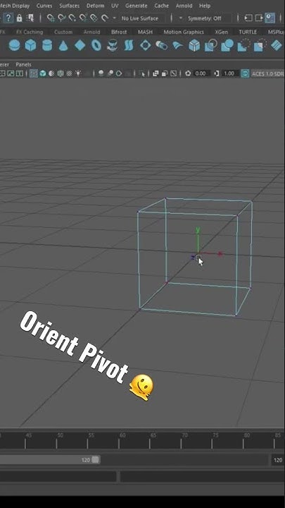 Autodesk Maya - Change Orientation of Pivot 🫠 - YouTube