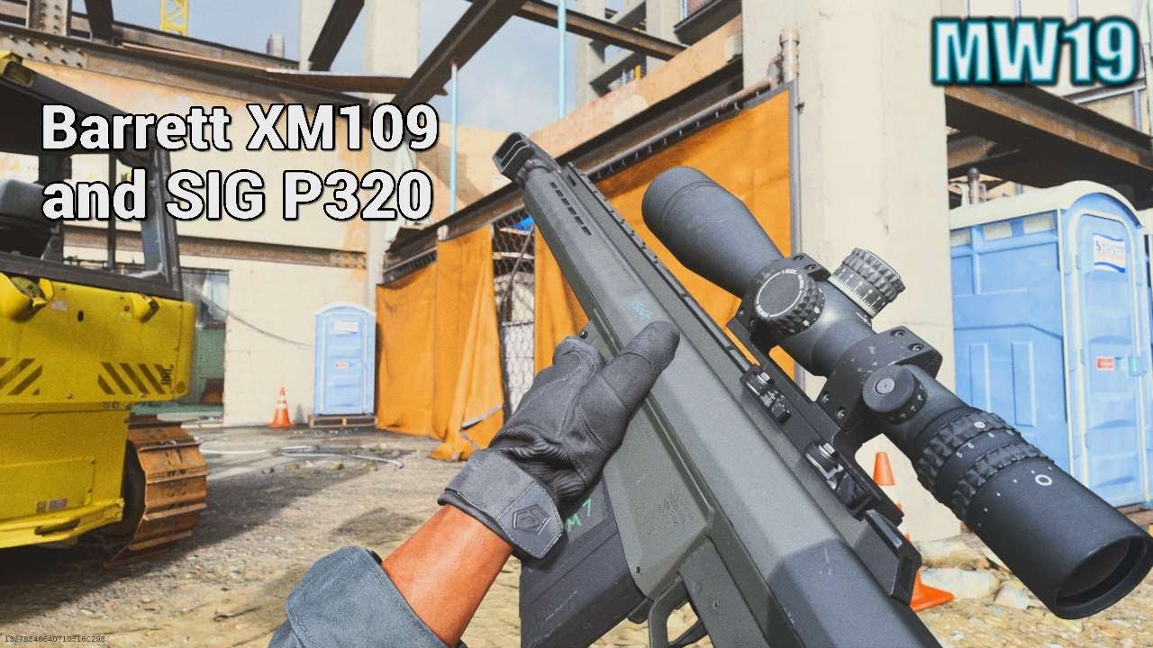 Barrett XM109 and SIG P320 - Modern Warfare 19 - YouTube