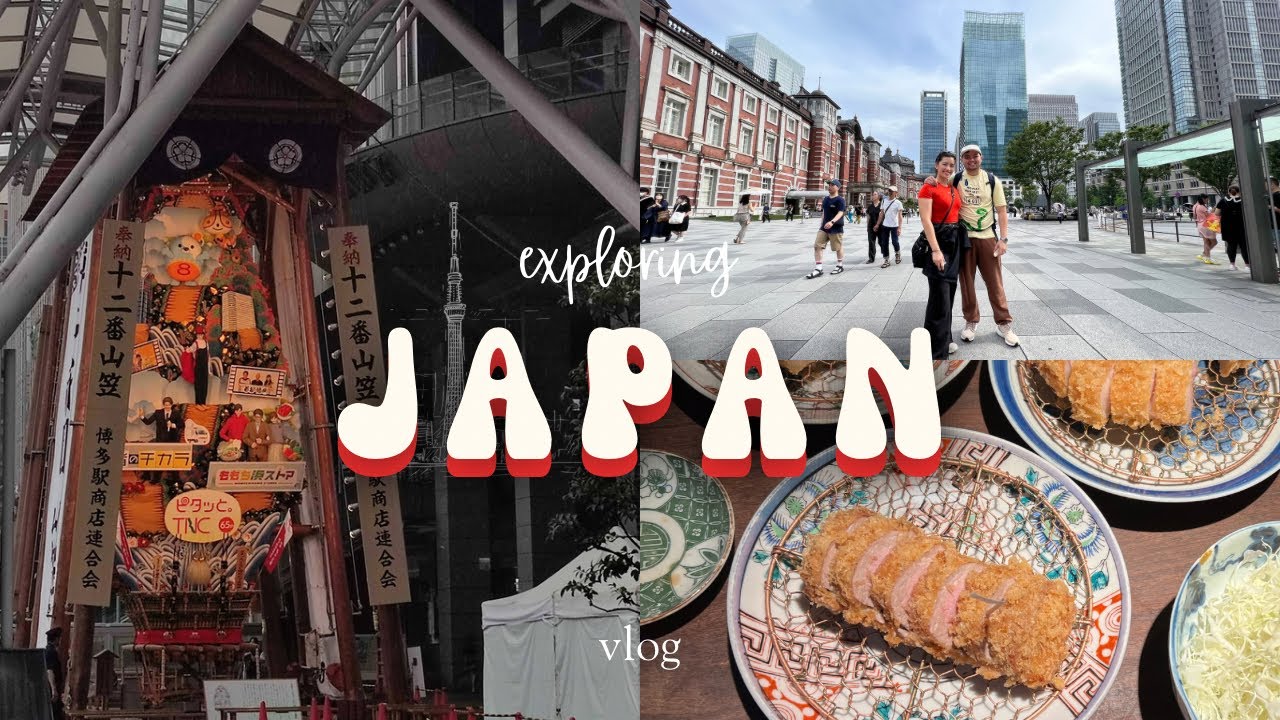 Japan Vlog 🇯🇵 | Fukuoka to Tokyo: Shin Shin Ramen, Butagumi Tonkatsu ...