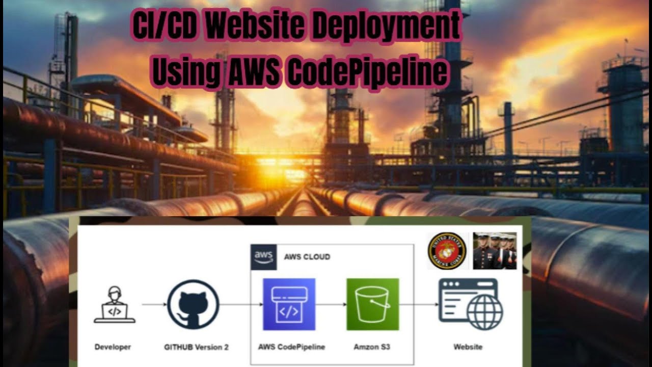 Automating A Website Deployment Using Github Aws Codepipeline S3 And 2387