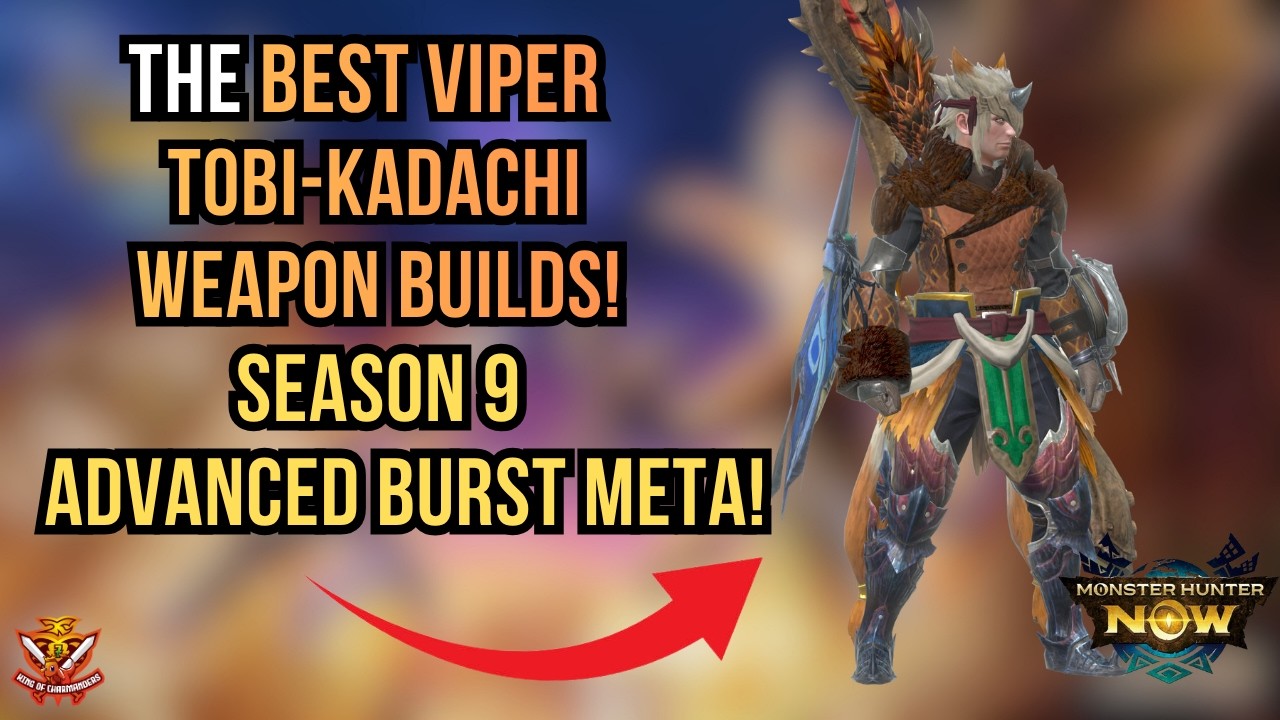 THE BEST VIPER TOBI-KADACHI WEAPON BUILDS! SEASON 9 ADVANCED BURST META ...