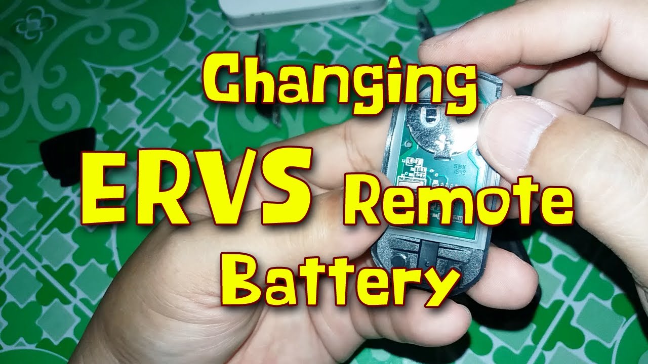 Changing NWOW - ERVS Remote Battery - YouTube