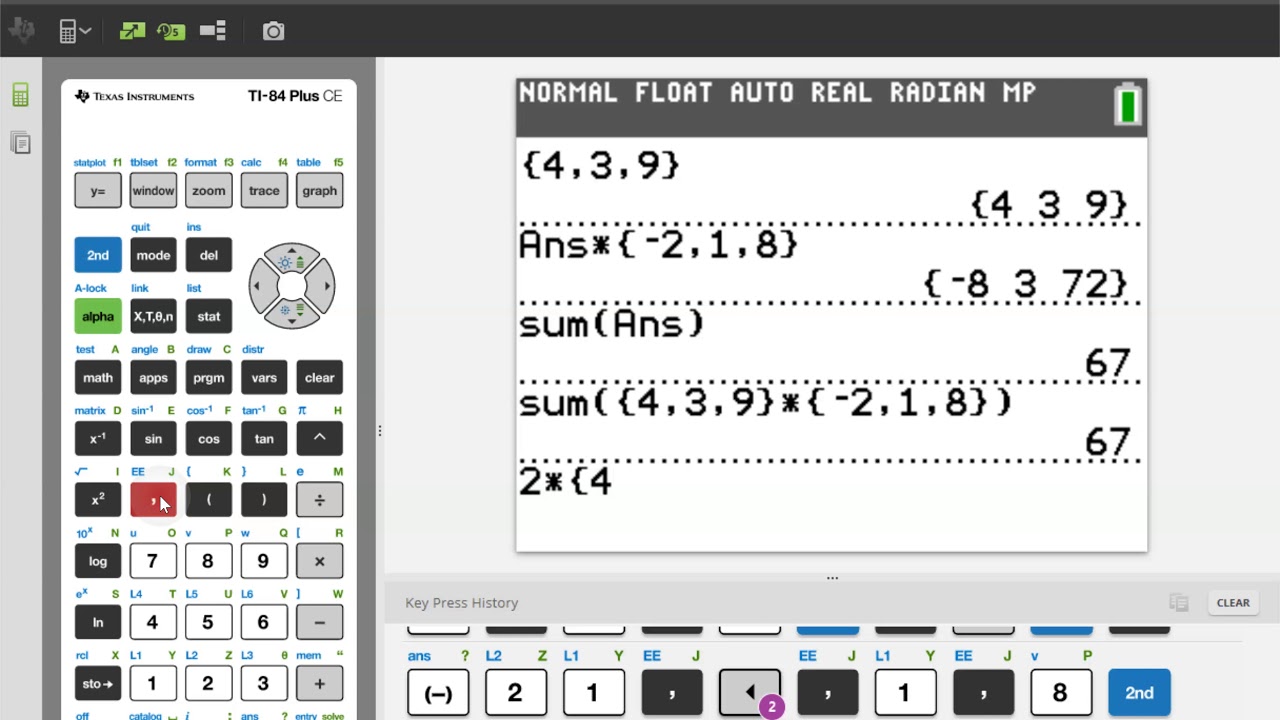 Vectors with Calculator - YouTube