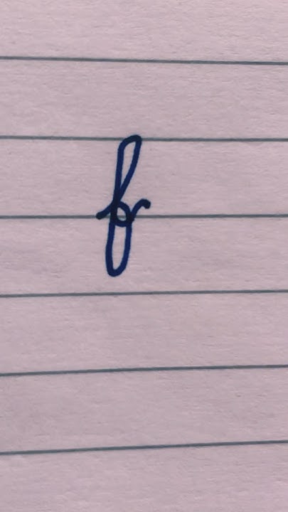 “f” How to write “f” in english cursive writing#shorts#handwriting ...