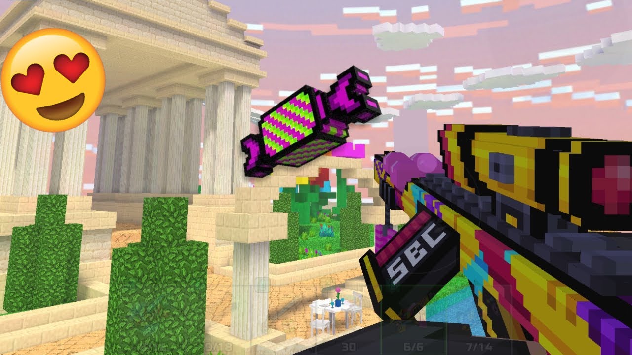 Sticky Candy + Sniper = ??? (Pixel Gun 3D) - YouTube