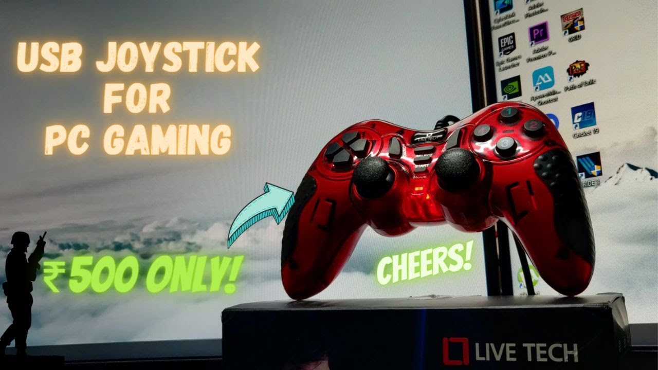 BEST PC-USB GAMING CONTROLLER UNDER ₹500\- ONLY | LIVE TECH | UNBOXING ...