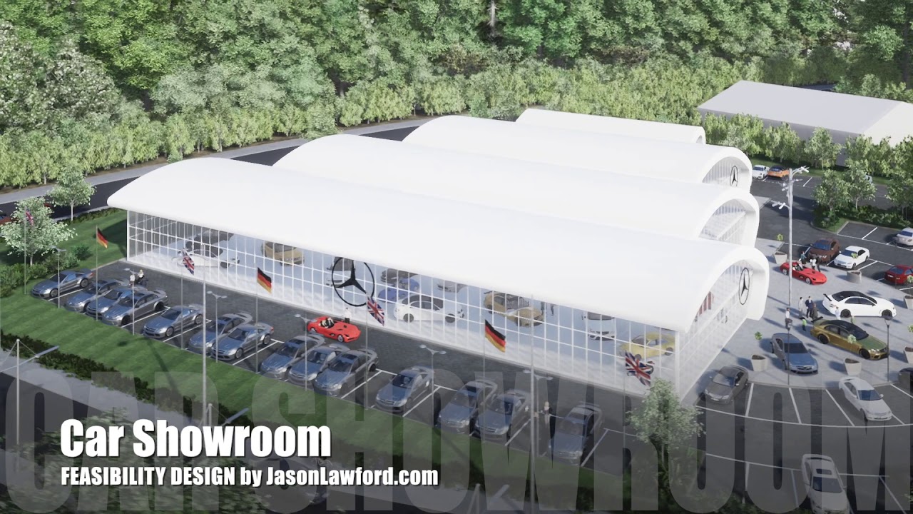 Car Showroom Feasibility Design by JasonLawford.com - YouTube