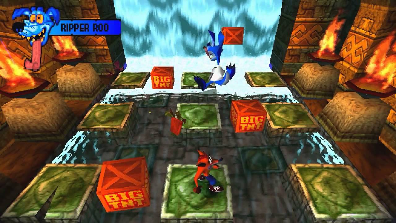 Crash Bandicoot Ripper Roo Fast Fighting Boss - YouTube