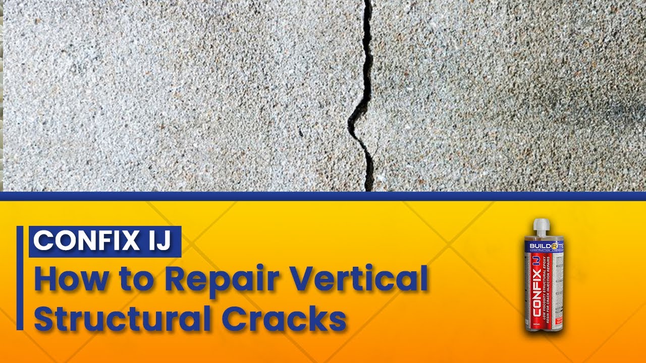 Confix IJ: How to Repair Vertical Cracks on Slabs, Columns, and Walls ...