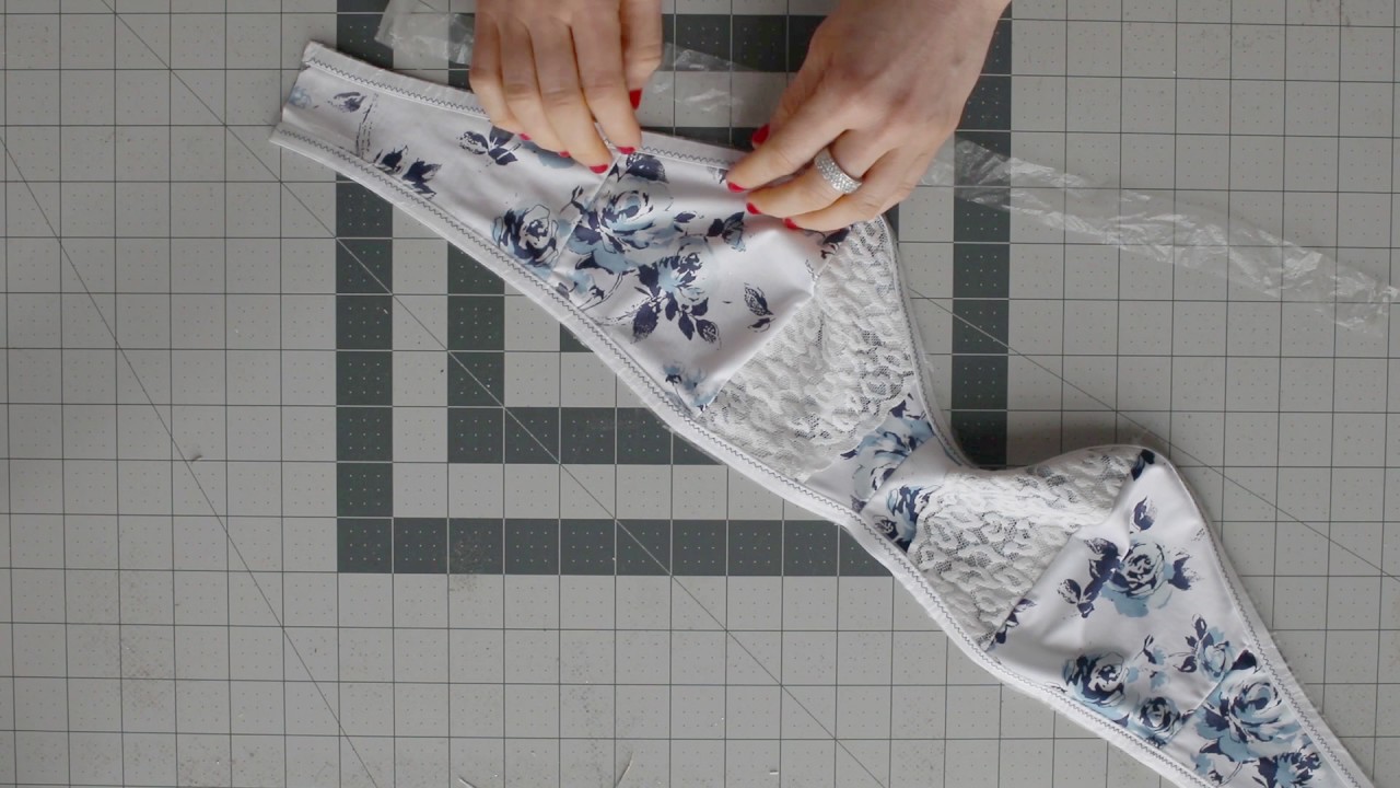 Bra Step 4: Sewing Elastic Part 2 - YouTube