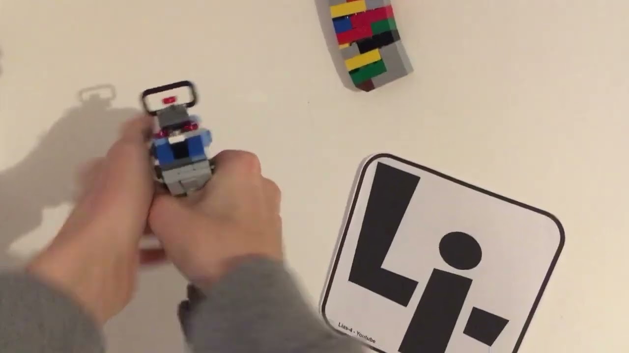 New lego red dot sign - YouTube