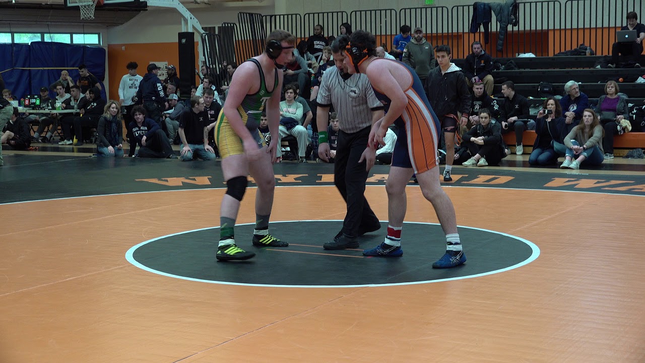 195lbs Shawn O'Shea Taconic vs Colin Hile Walpole 12 15 18 - YouTube
