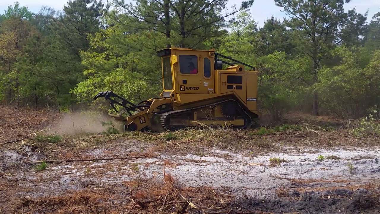 Rayco C160 Mulcher In Action - YouTube