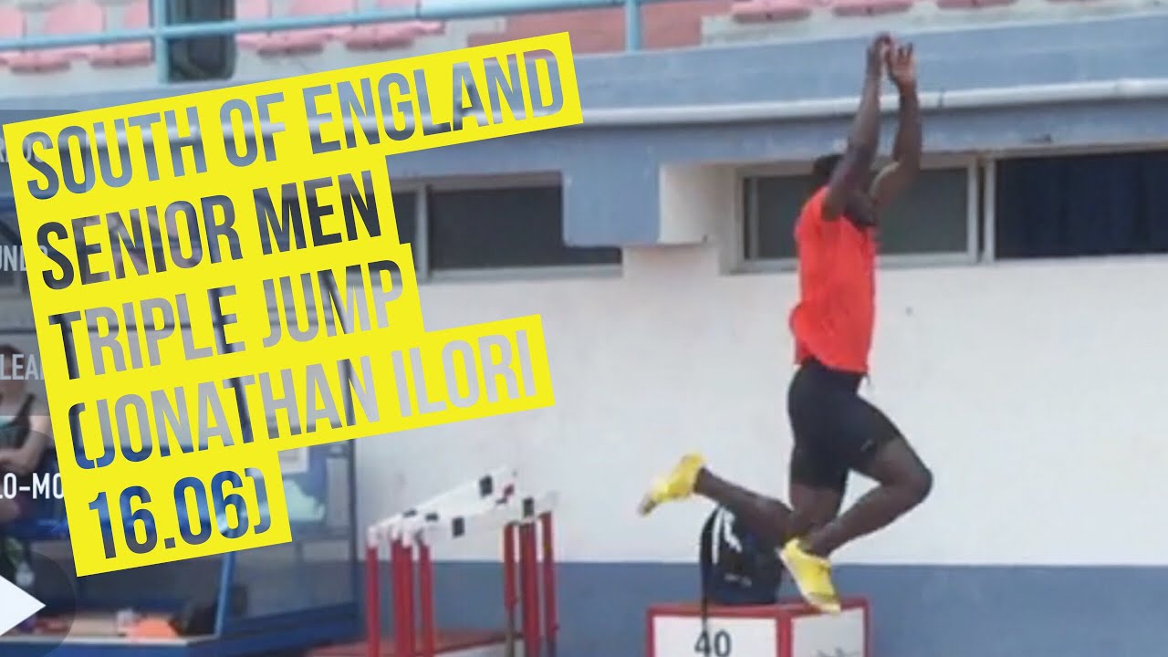 South of England Senior Men Triple jump (Jonathan Ilori 16.06) - YouTube