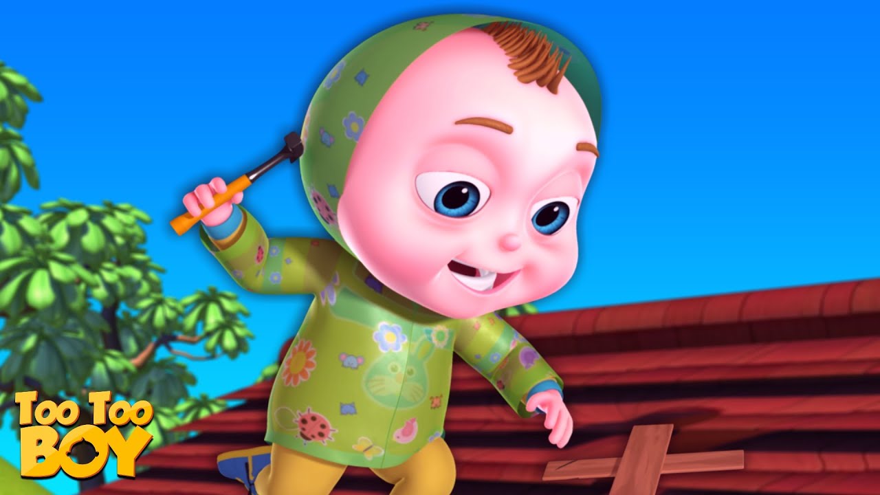 Fixing Roof Episode | Cartoon Animation For Children | Videogyan Kids ...