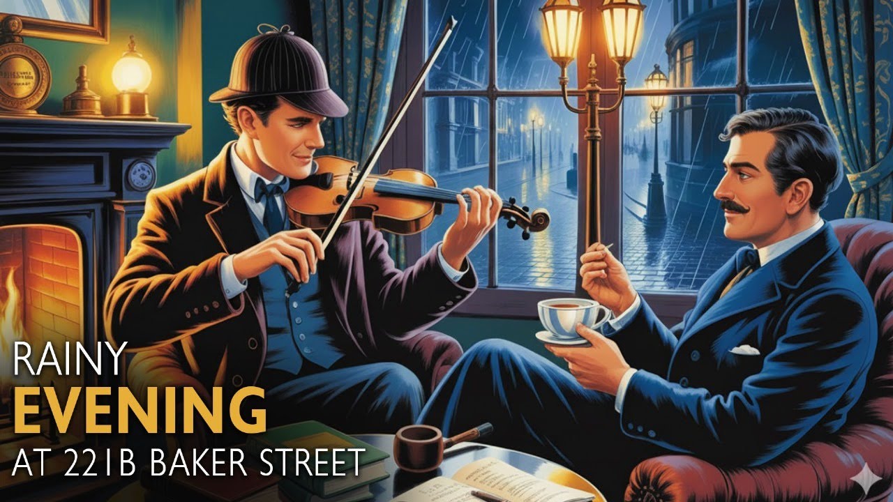 Fall Asleep to Rainy Evening at 221B Baker Street | A Cozy Sherlock ...