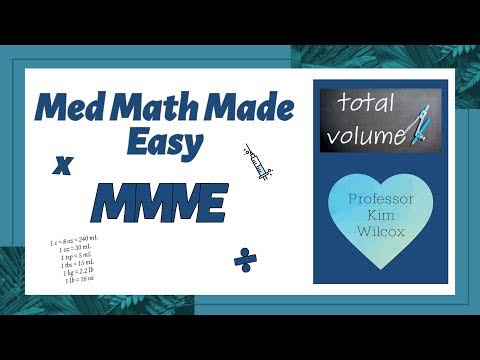 Calculating Total Volume (mL) - YouTube