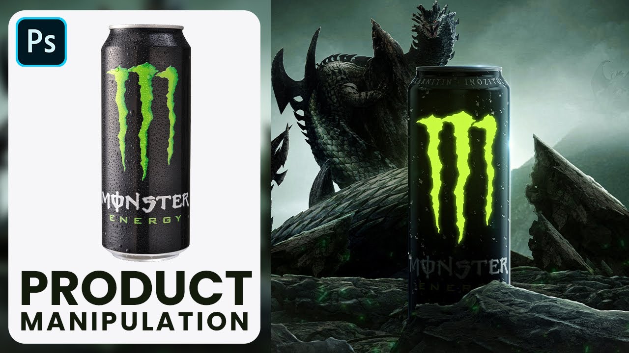 Product manipulation Photoshop – Monster Energy Photoshop Manipulation ...