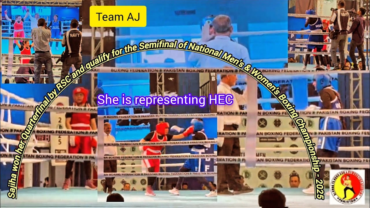 Sajiha won her Quarterfinal by RSC in 2nd Round | Semifinal | National ...