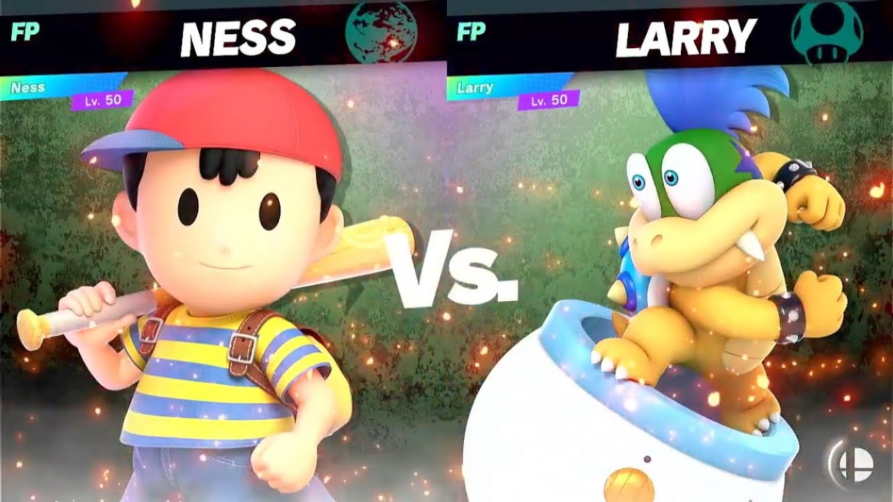 Super Smash Bros Ultimate Amiibo Fights Ness vs the World EX 1 vs Larry ...
