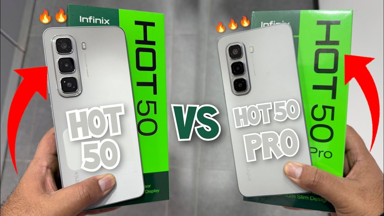 Infinix Hot 50 vs Hot 50 Pro | Infinix Hot 50 Pro vs Hot 50 Camera ...