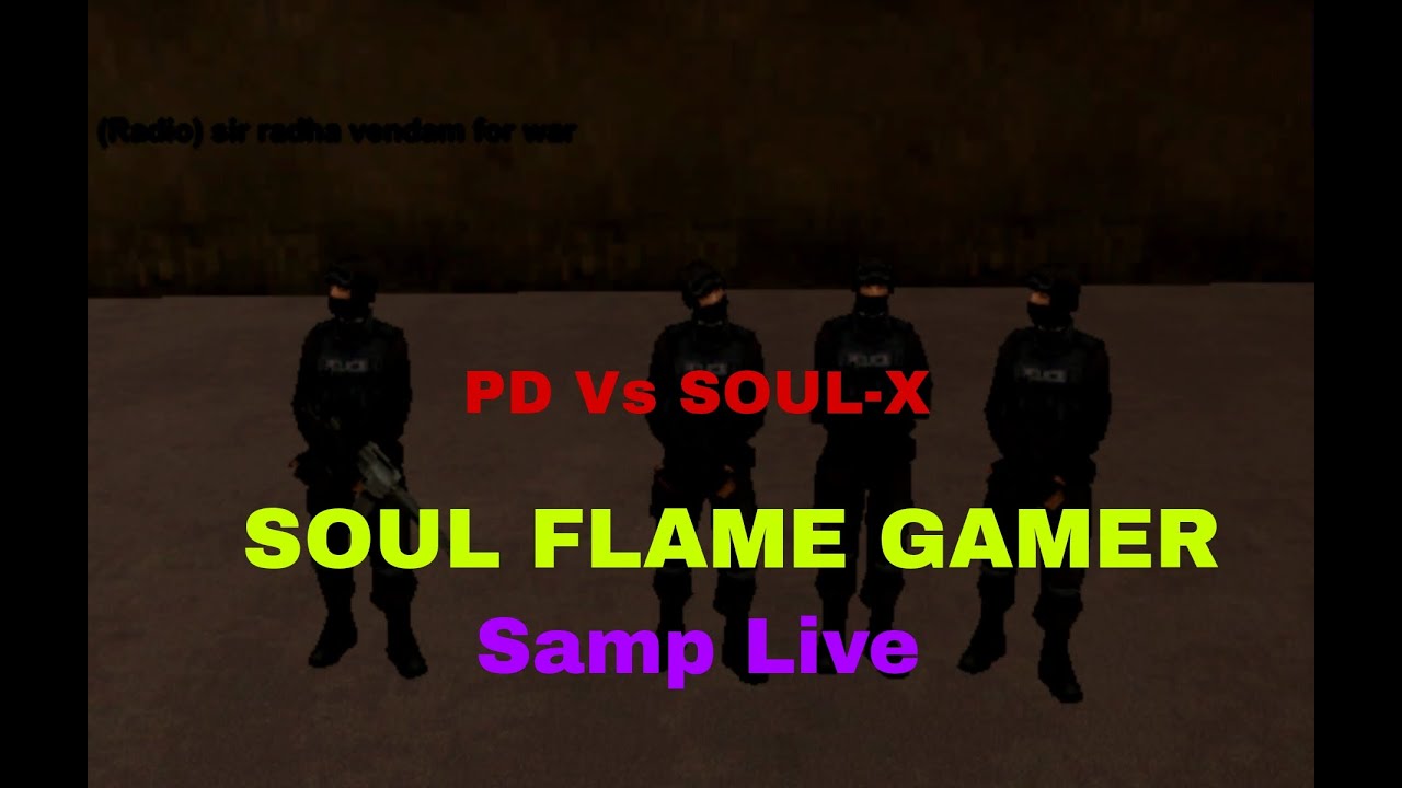 PD vs SOUL-X | Lucifer John | Legendary Roleplay | Samp | Tamil | Live ...