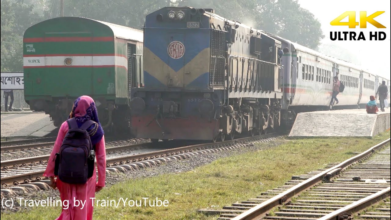 Crossing Between Rupsha Express Vs Chitra Express Intercity Trains of ...