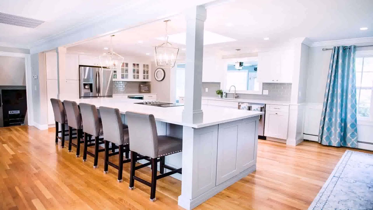 Kitchen Island Ideas With Support Posts - YouTube