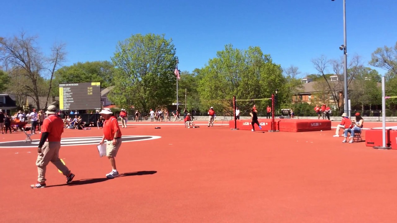 Jordan Wesner - High Jump - 2.21m (7'3") Spec Towns Invite 2017 - YouTube