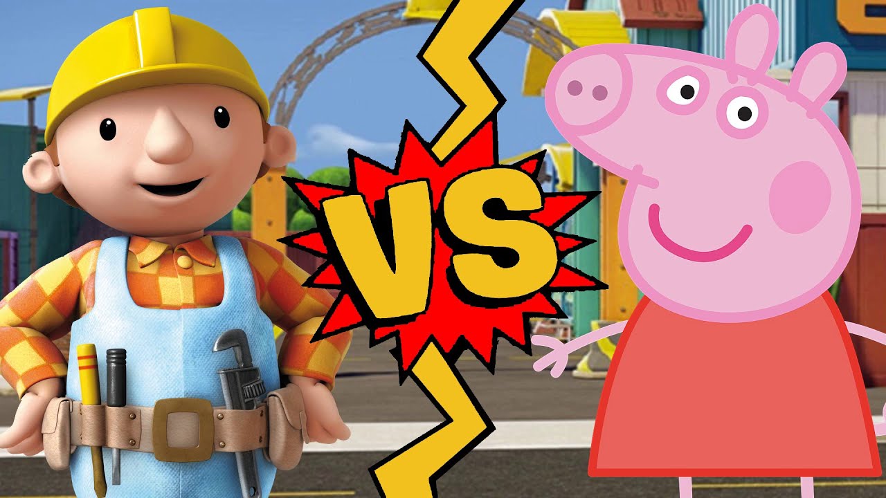 M.U.G.E.N. Battles | Bob the Builder vs Peppa Pig - YouTube