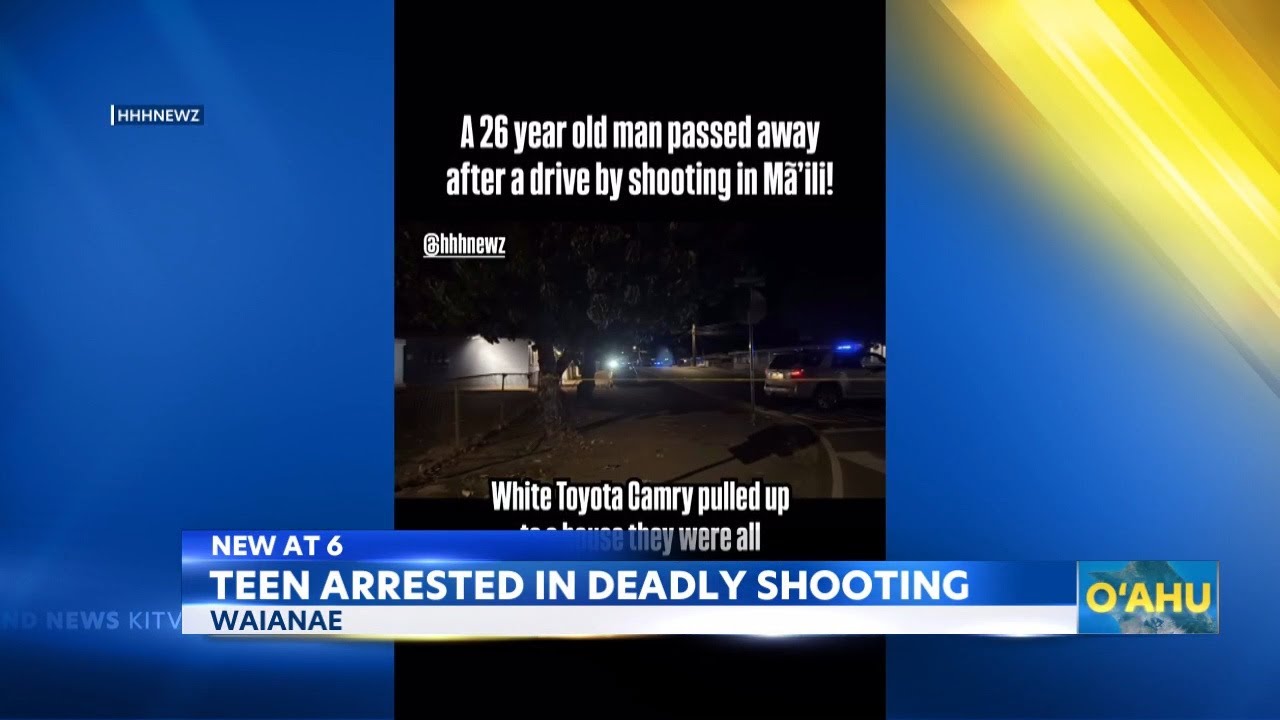 17-Year-Old arrested in Waianae shooting that killed 28-year-old - YouTube