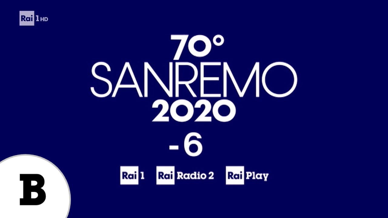 Bumper Rai 1 Sanremo 2020 - YouTube