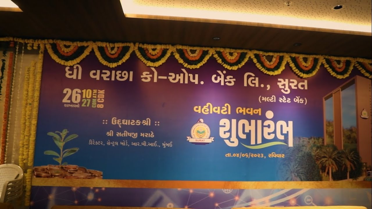 Memorable moments of Inauguration Ceremony - The Varachha Co-Op Bank ...