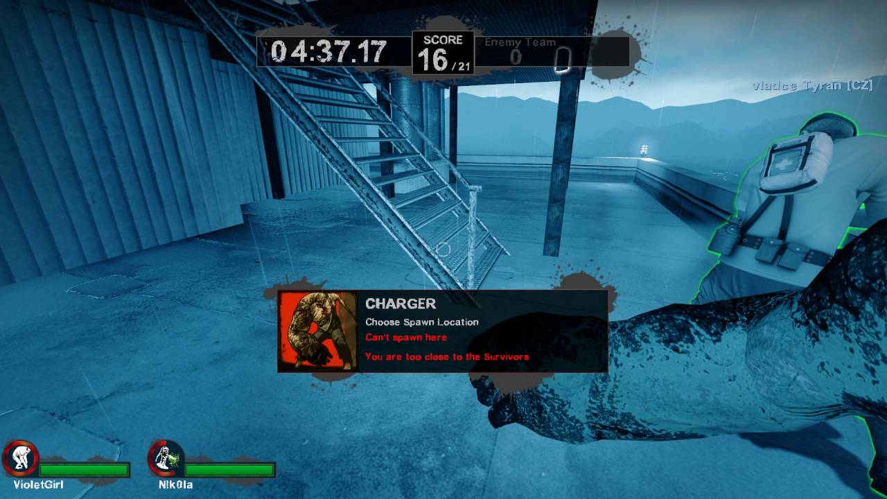 Left 4 Dead 2 - Rooftop charge - YouTube