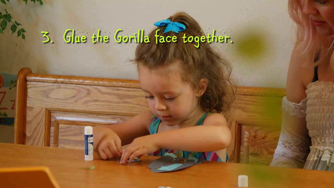Gorilla Craft with letter G - YouTube